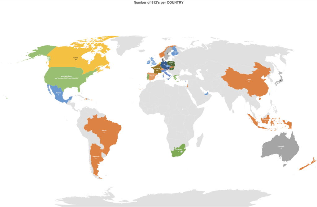 Chart location Porsche 912 - 912STUFF